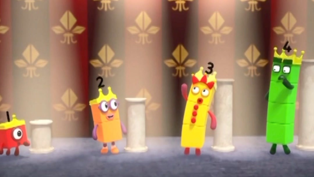 数字积木 搞笑动画:数字1到5被困 房子没有顶 他们怎么出去