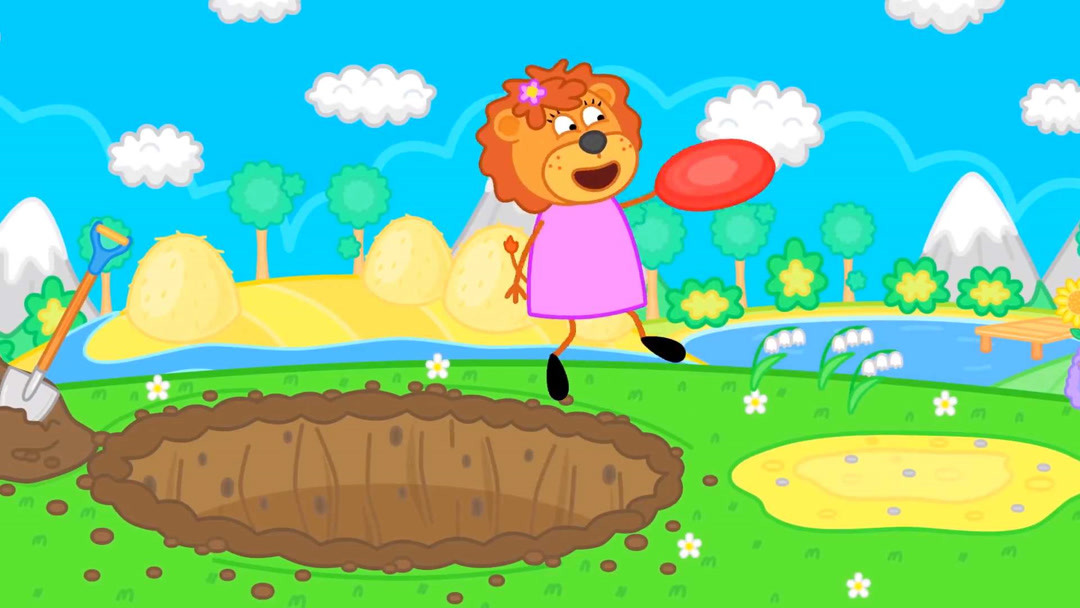 小狮子一家 第15集 玩飞盘