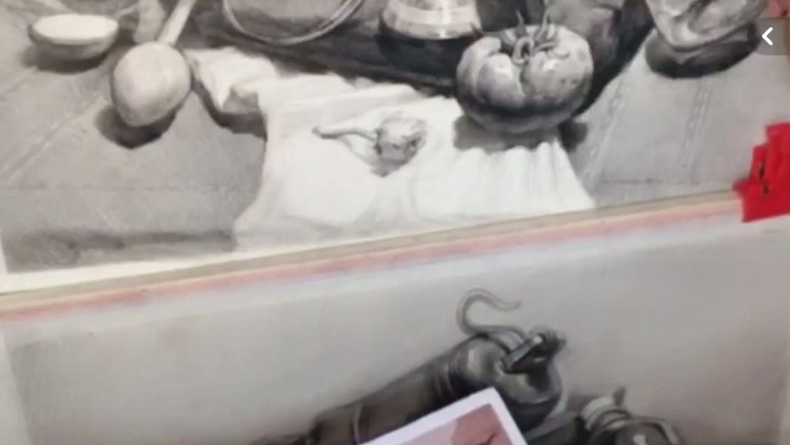 下午素描质感练习