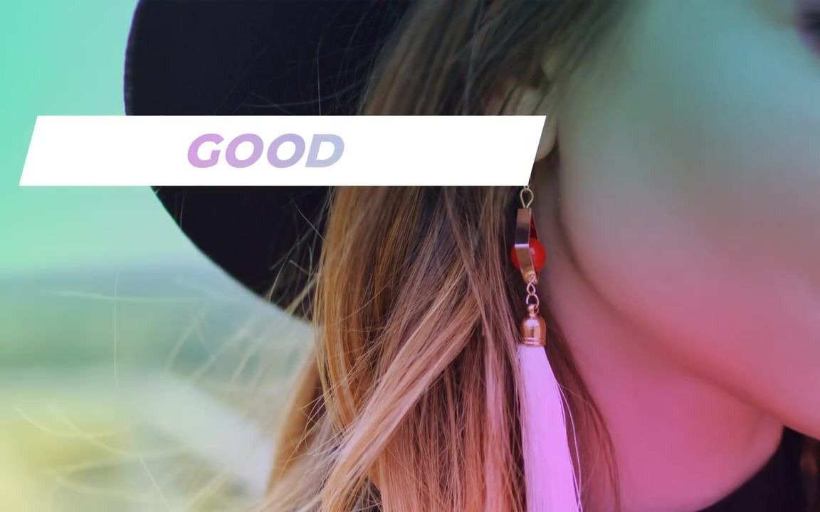 设计独特的广告排版全屏标题AE模板