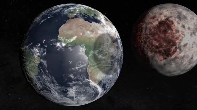 星球撞击地球