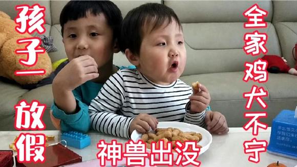 孩子春节假期的第一天,就弄得家里天翻地覆,鸡犬不宁,好崩溃啊