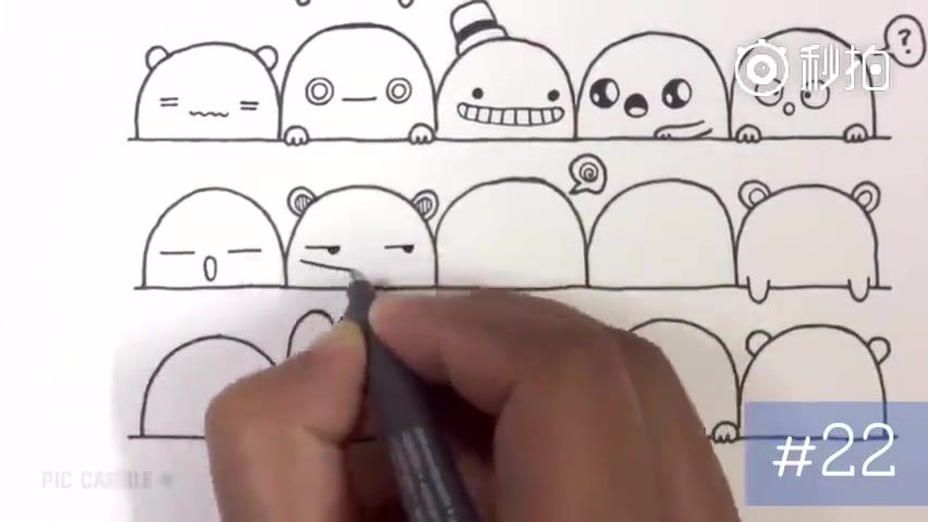 萌萌哒的简笔画 幼师必备