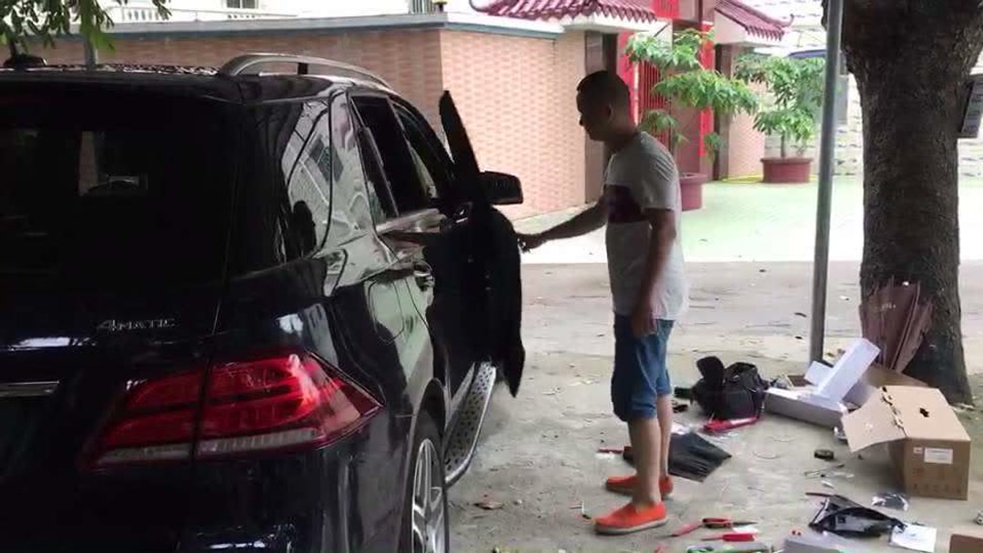 奔驰gle电吸门 奔驰电动吸合门 gle改装四门电吸