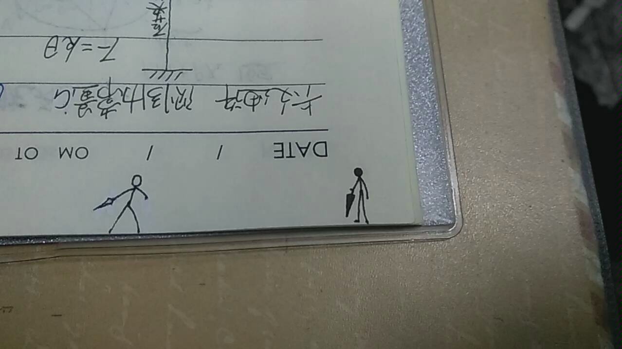 【手绘/火柴人动画】umbrell vs 某未命名柴 | 一个极短的翻页动画