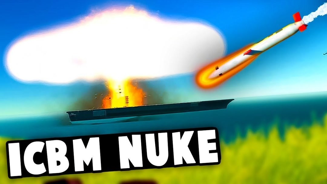 战地模拟器！超远程原子弹一击摧毁敌军超级航母！面面解说