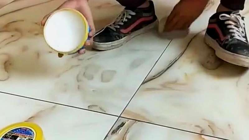 瓷砖美缝全过程,装修必学,原来老师傅都是这样做的
