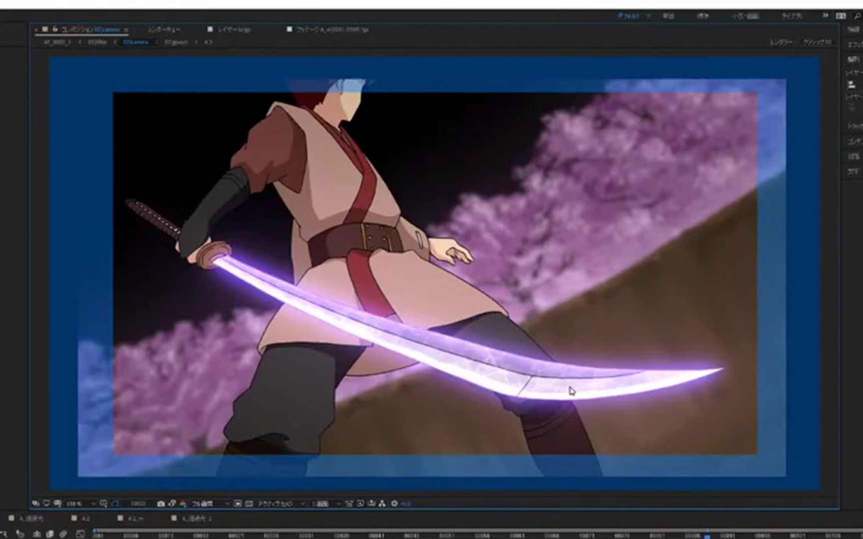 【AE教程】动画中发光光效制作