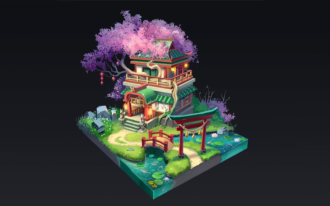 【3dmax建模】场景房子搭建,房子模型结构布线,场景模型建模思路讲解