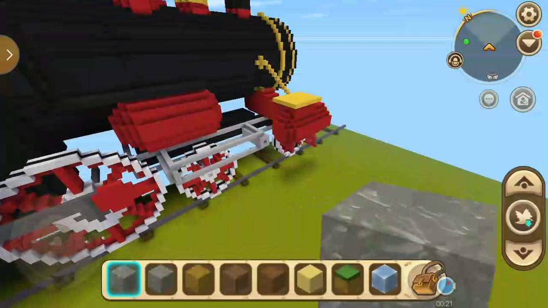 迷你世界联机:来坐火车啦!但是我该怎么样进到里面去呢?