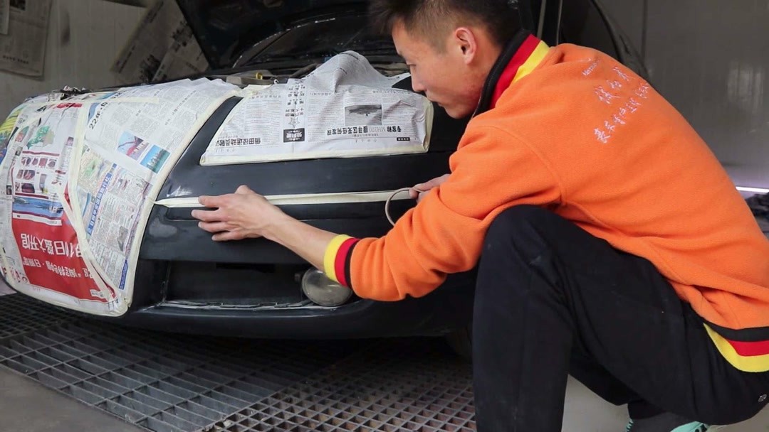 黑色全车喷漆视频,全车如何喷漆演示流程