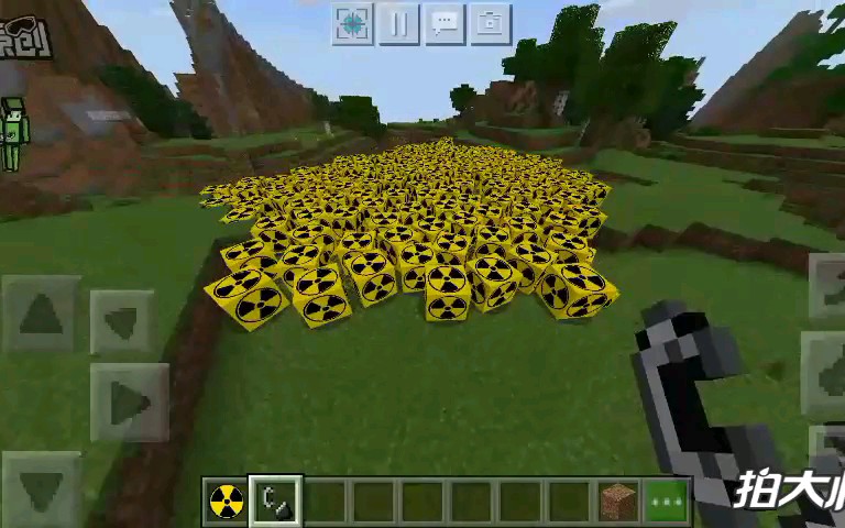【雨中通】我的世界核弹 一个核弹的威力怎么大,那200个呢.