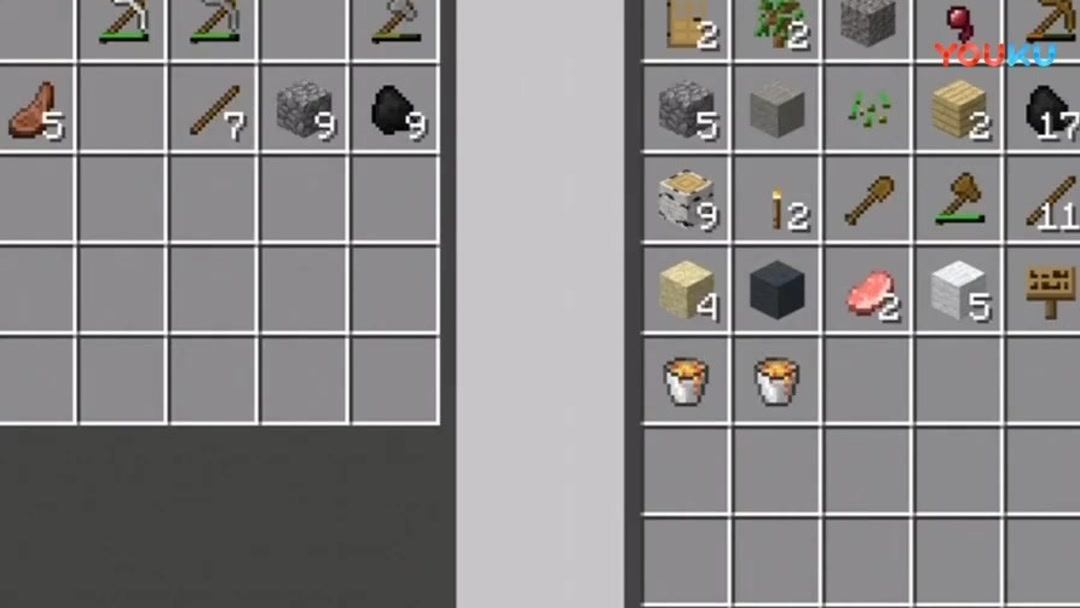 我的世界联机生存第三期 发现岩浆,标记坐标