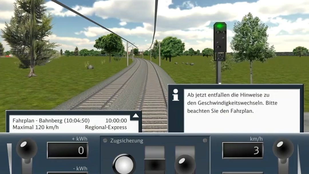 徐天驾驶:德国铁路模拟器第四期—完美的停站
