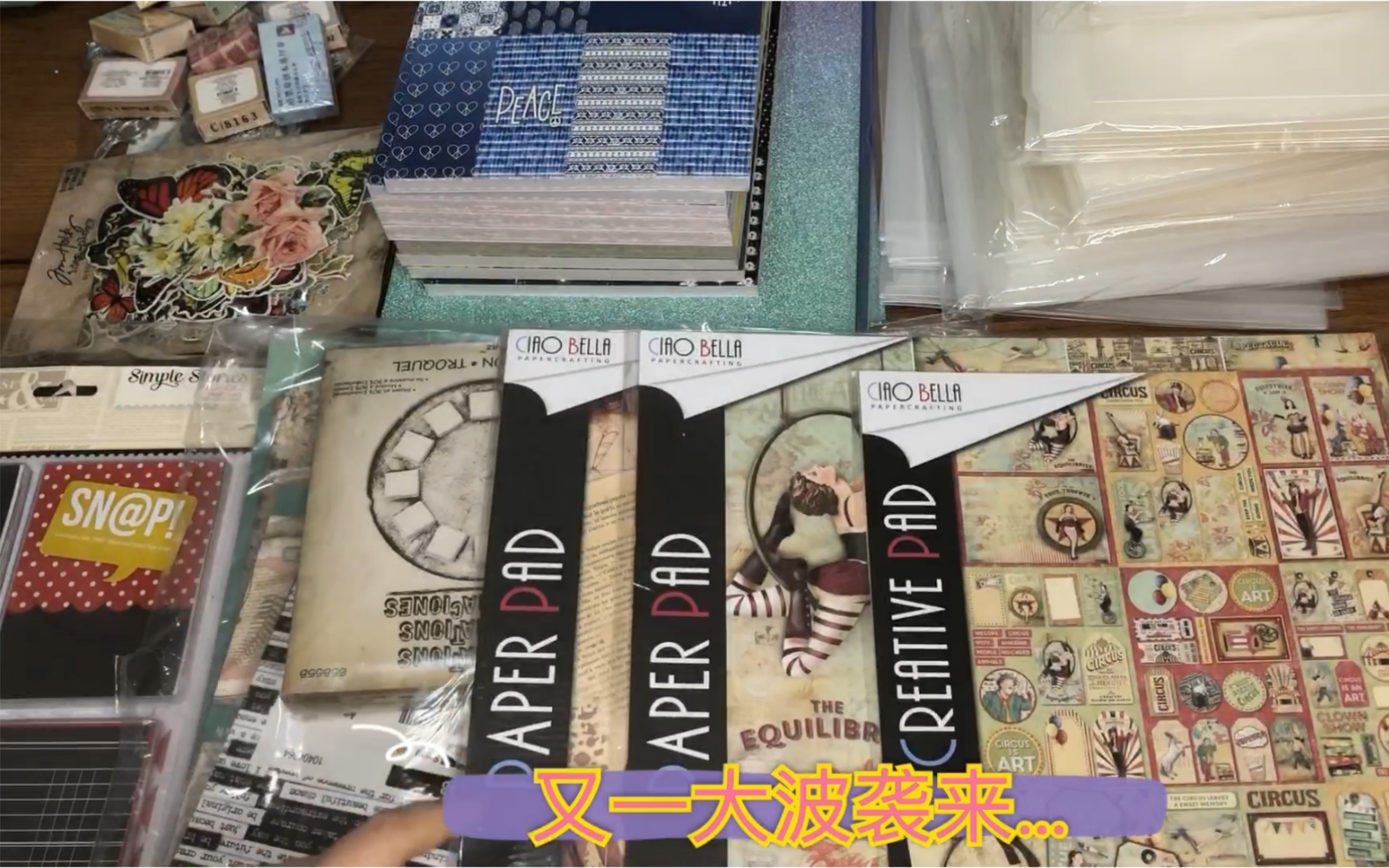 【近期剁手分享】part 2 手帐手工相关用品— 纸本 胶带 刀模 印章等杂...