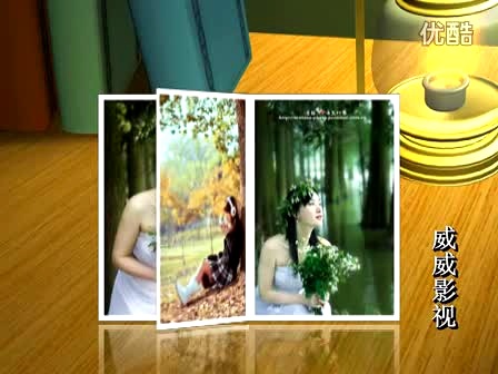 R043会声会影X4模板之翻页相册