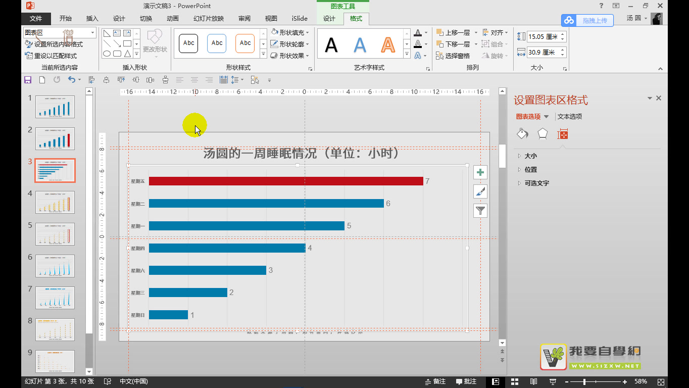 8.24 PPT柱形图的创意美化