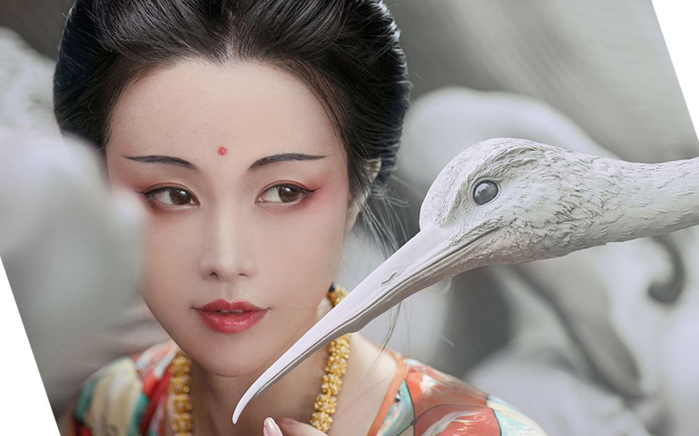 【Maya人物建模】影视古风写实角色制作,人物模型布线讲解