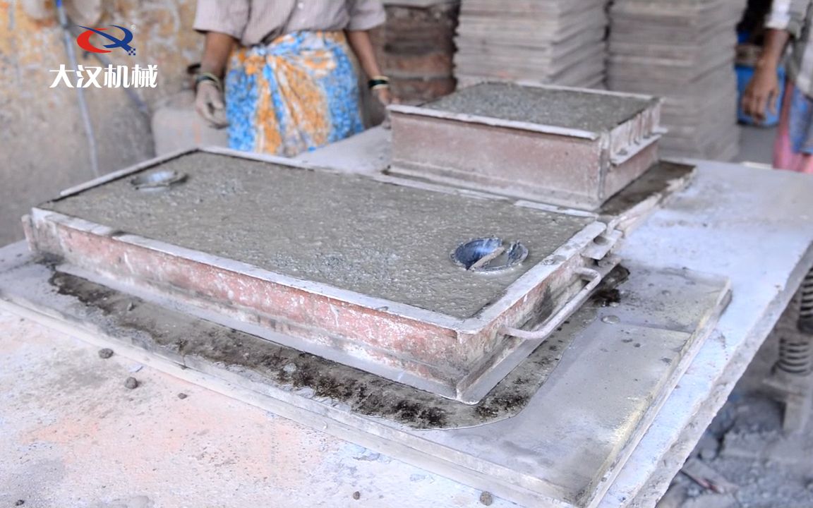 三维振动平台水泥振实现场