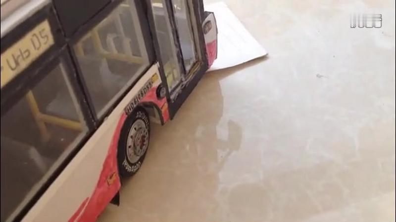 手工制作公交模型