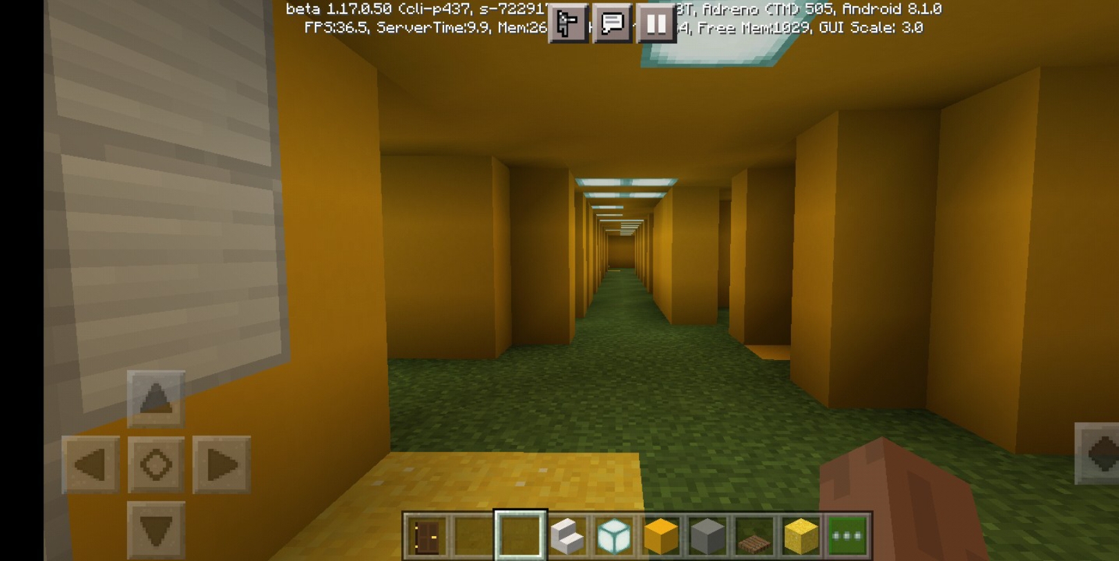 我的世界建造后室层级游览参观