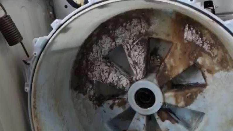 滚筒洗衣机全拆洗,视频来源清洗现场,拒绝盗图
