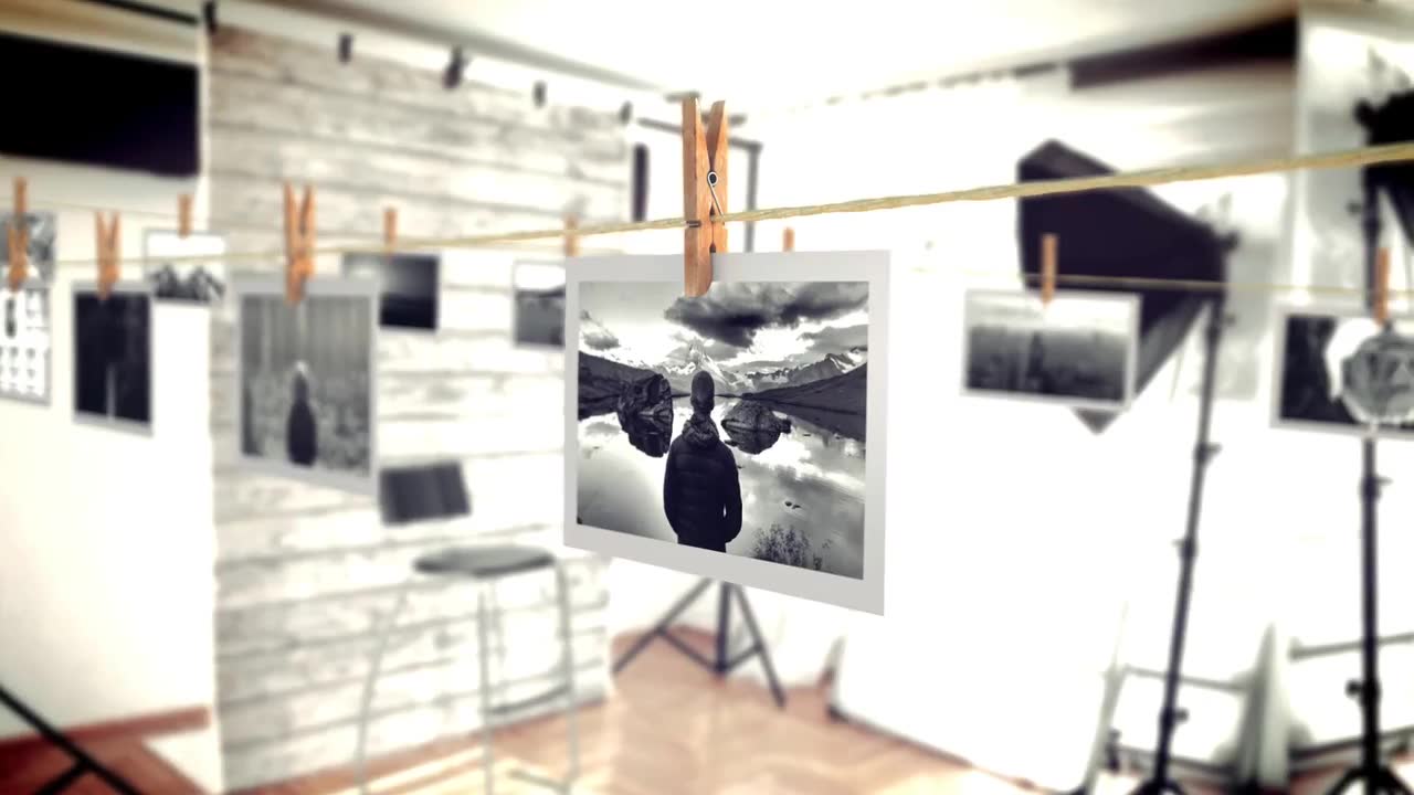 AE模板—摄影拍摄照片展示AE模板