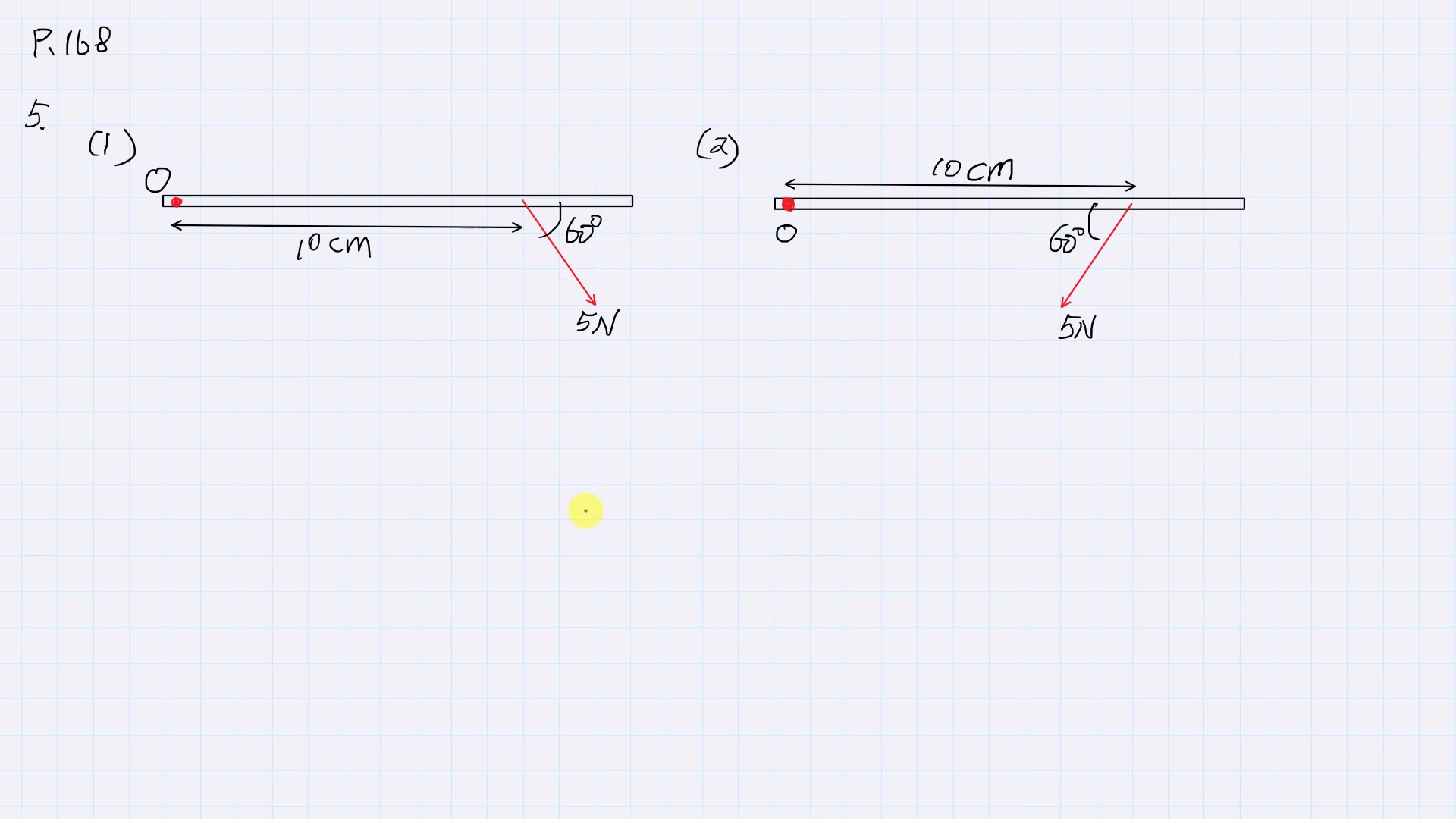 第五章-02 力的轉動效應:繪畫力臂及力矩的計算