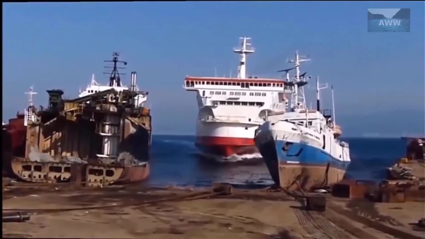 糟糕的操作,船舶碰撞瞬间集锦