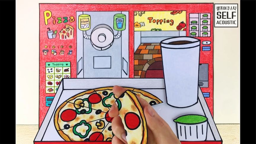 【定格动画】有趣又美味的披萨自动贩卖机 |SelfAcoustic