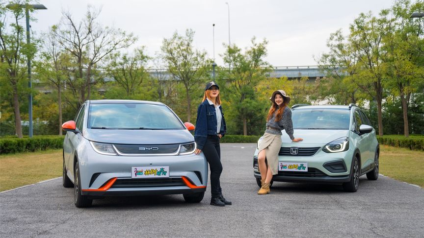 谁才是10万级别家用代步最优选择,比亚迪海豚VS本田飞度