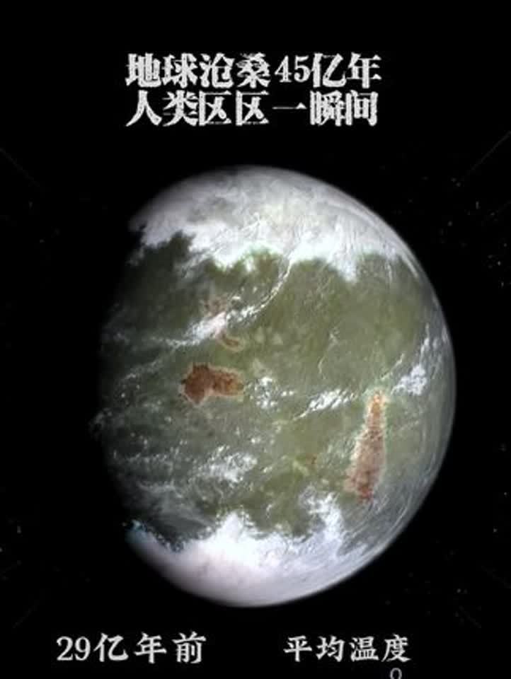 #地球 沧桑45亿年,#人类 区区一瞬间,生命的诞生更是宇宙中无数偶然...