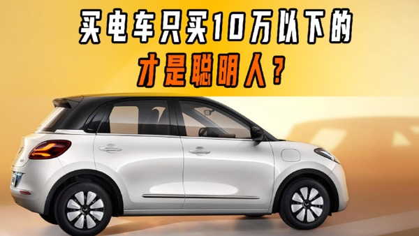 为什么我说,买电车只买10万以下的,才是聪明人?