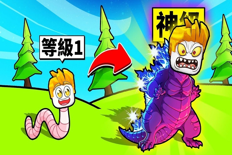 【Roblox】从小虫子进化成最强生物的成长过程!