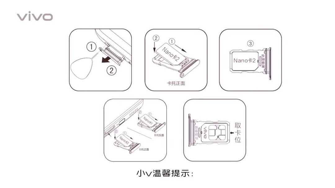 NEX 3机型SIM卡的安装教程