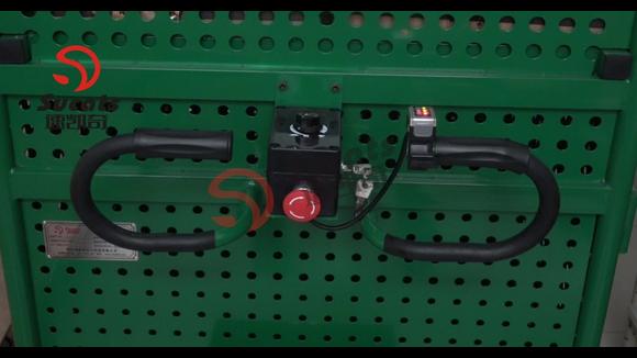 带护栏电动平板车 工具电动搬运车 电动手推车 仓库货车拉货车