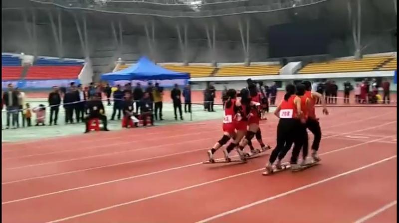 湖南省第九届少数民族传统体育运动会板鞋竞速项目竞赛