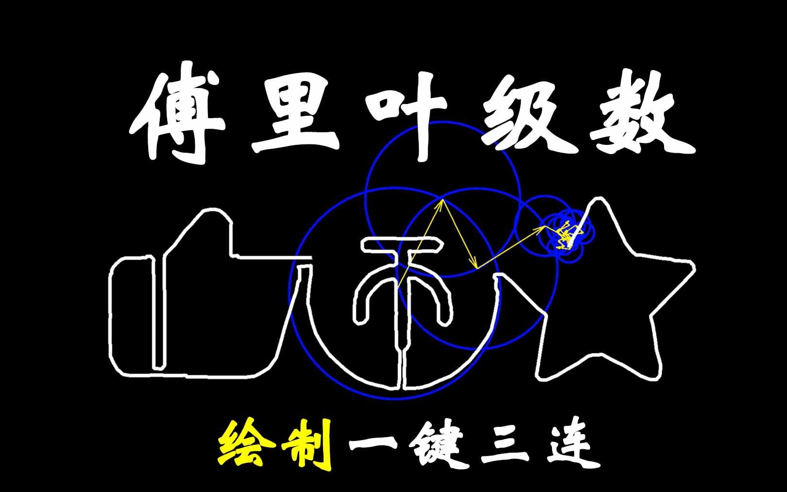 【傅里叶级数】绘制硬币,明示三连