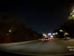 凌度行车记录仪夜间效果实拍。