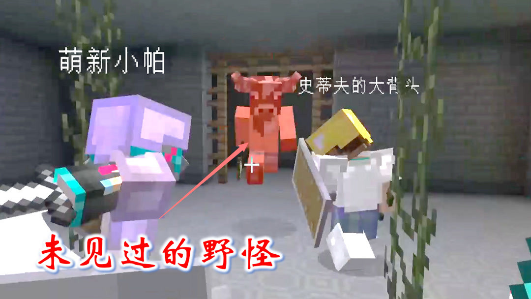 我的世界联机第二季52:在莲花沼泽里,我看到了新野怪牛头人