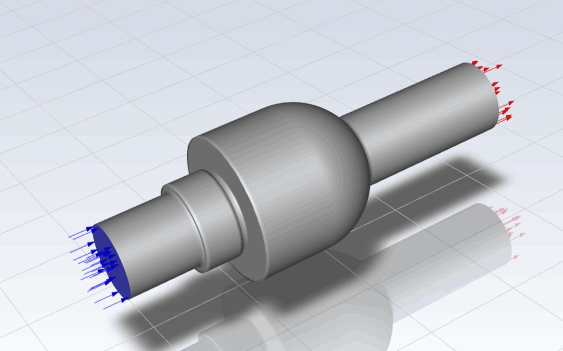 喷嘴气体流动模拟