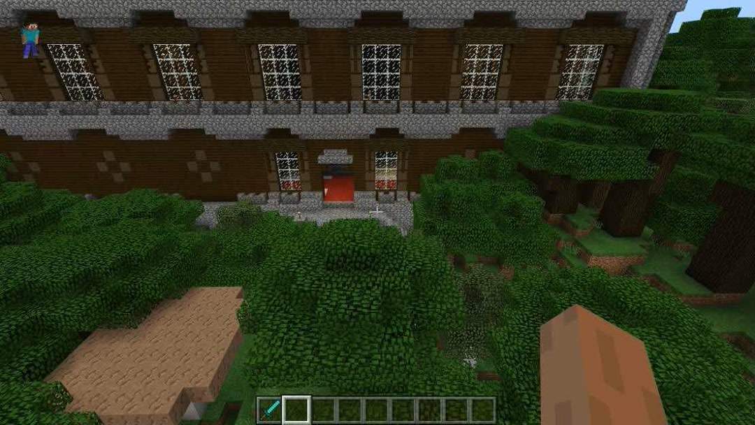我的世界超罕见种子 旁边就是林地府邸和丛林神殿!