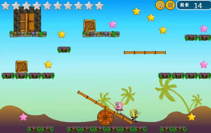 海绵宝宝:海绵宝宝的表哥是来给他挠脚心的 游戏