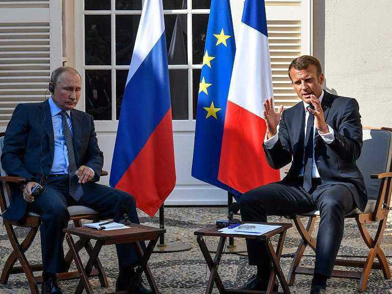 30秒|俄罗斯总统普京与法国总统马克龙通电话