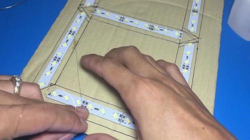 制作7段数码显示器-通电测试很完满!