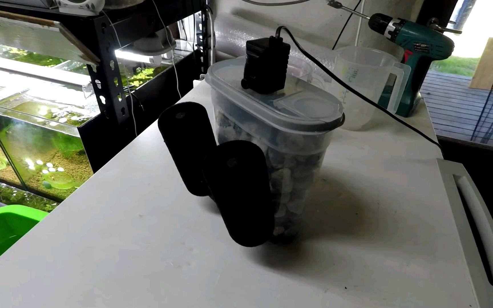 【DIY鱼缸过滤器】成本廉价的DIY小型过滤器,好看,实用