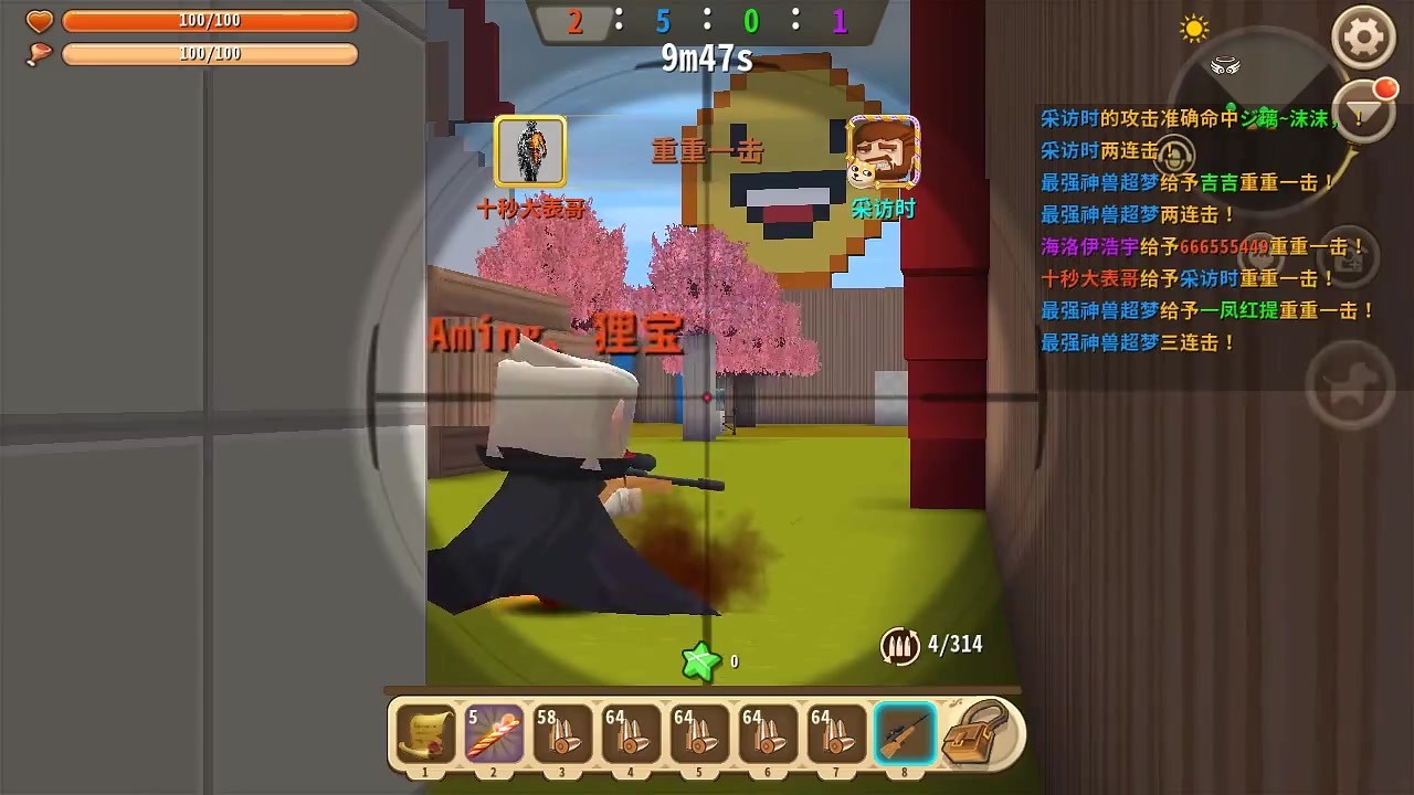 迷你世界 这仗打的有点怂 一直没出过复活点