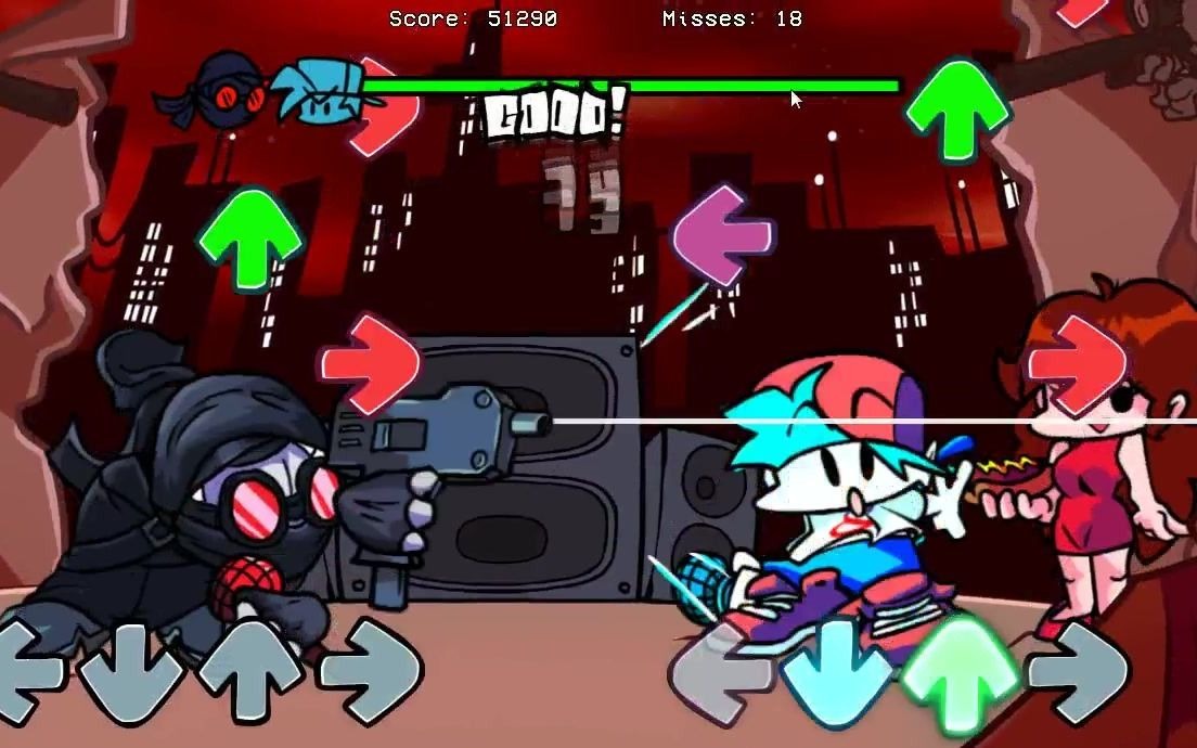 FNF 超优质模组 V.S. Hank困难模式通关