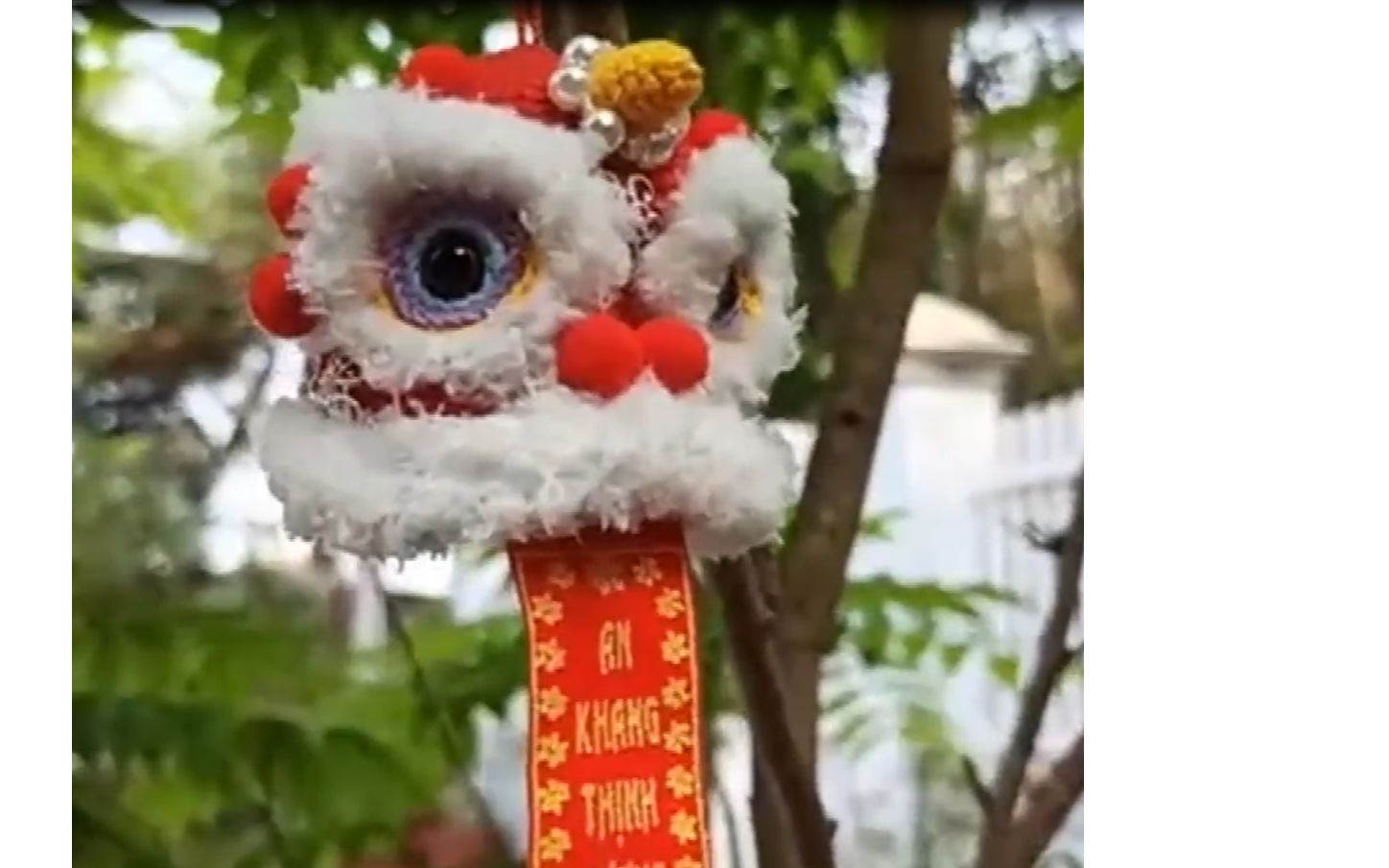 【手工编织教程】ins钩针新年舞狮挂件教程(中)(有英文针法字幕)
