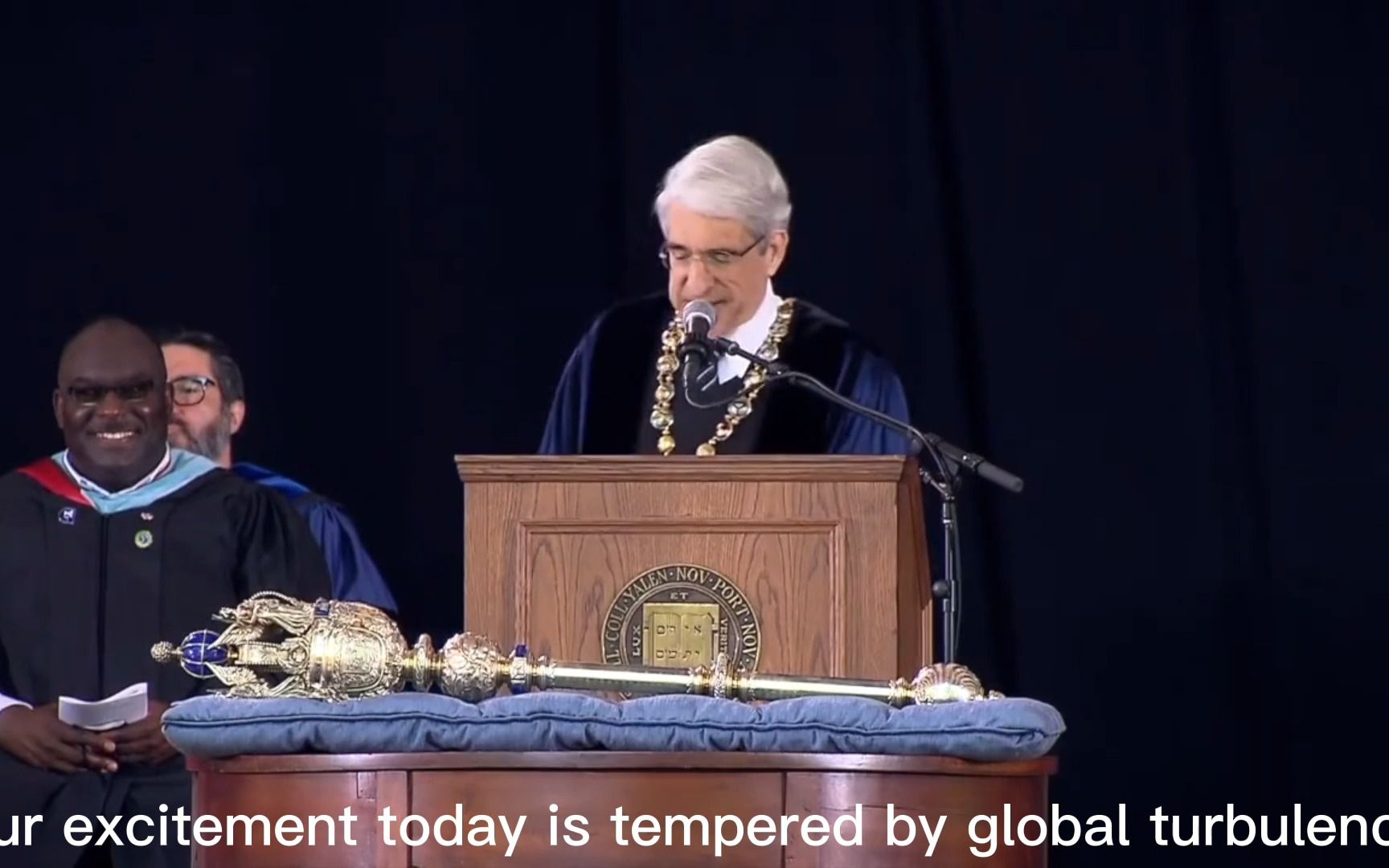 耶鲁大学2022毕业生,校长演讲